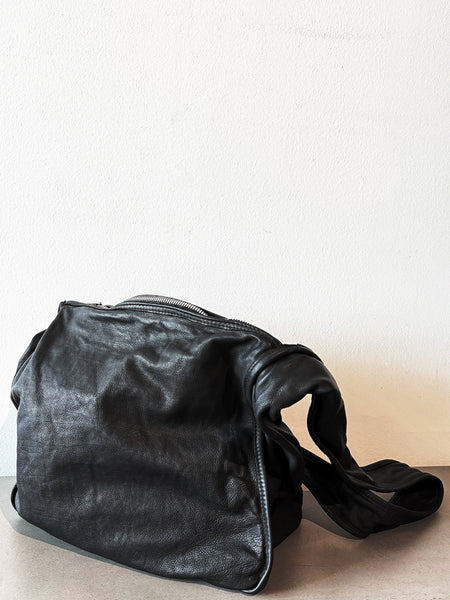 Guidi CA03 Soft Calf Leather Crossbody Bag – DARK WAVE
