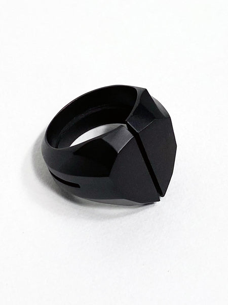 Julius Erebus Silver 925 Ring Black – DARK WAVE